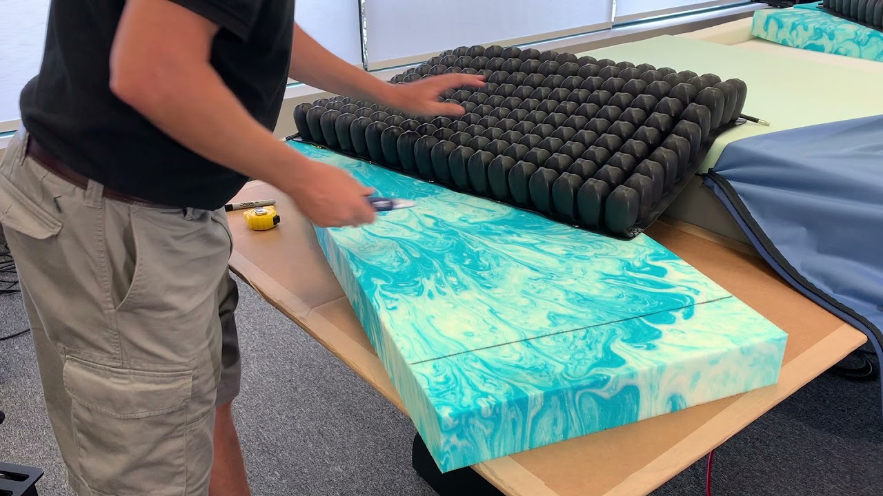 Adding ROHO Mattress sections into the Adapt mattress - YouTube