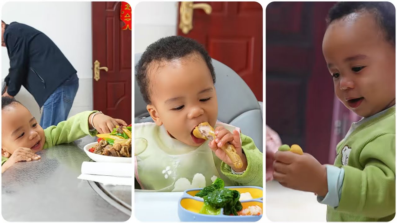 👶 Kaikai Keeps Eating Playdough 😂 Made Him a Safe Flour Version 🎨 - YouTube
