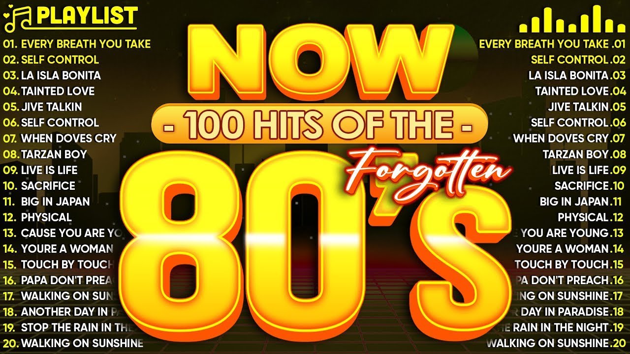 Best 80s Songs Collection - Classic Pop and Rock from the 1980s ...