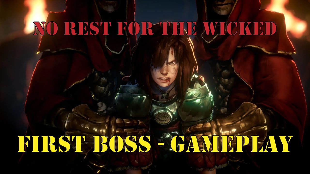 No Rest For The Wicked - First Boss - Gameplay - YouTube