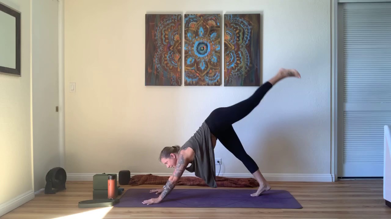 1 Hour Vinyasa Flow Yoga W Reggae Playlist Youtube