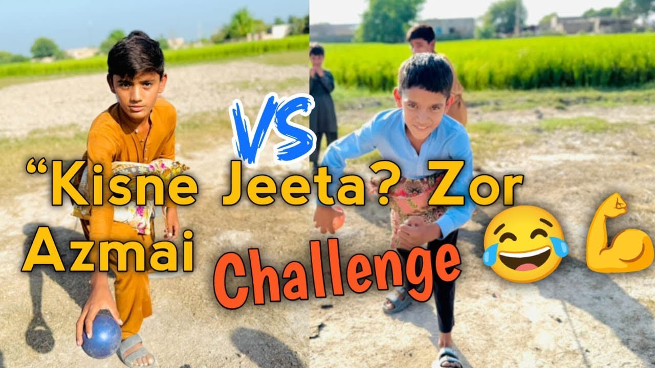 Kids Zor Azmai Challenge | Fun & Laughs with Waseem Simple Vlogs 💪😂 ...