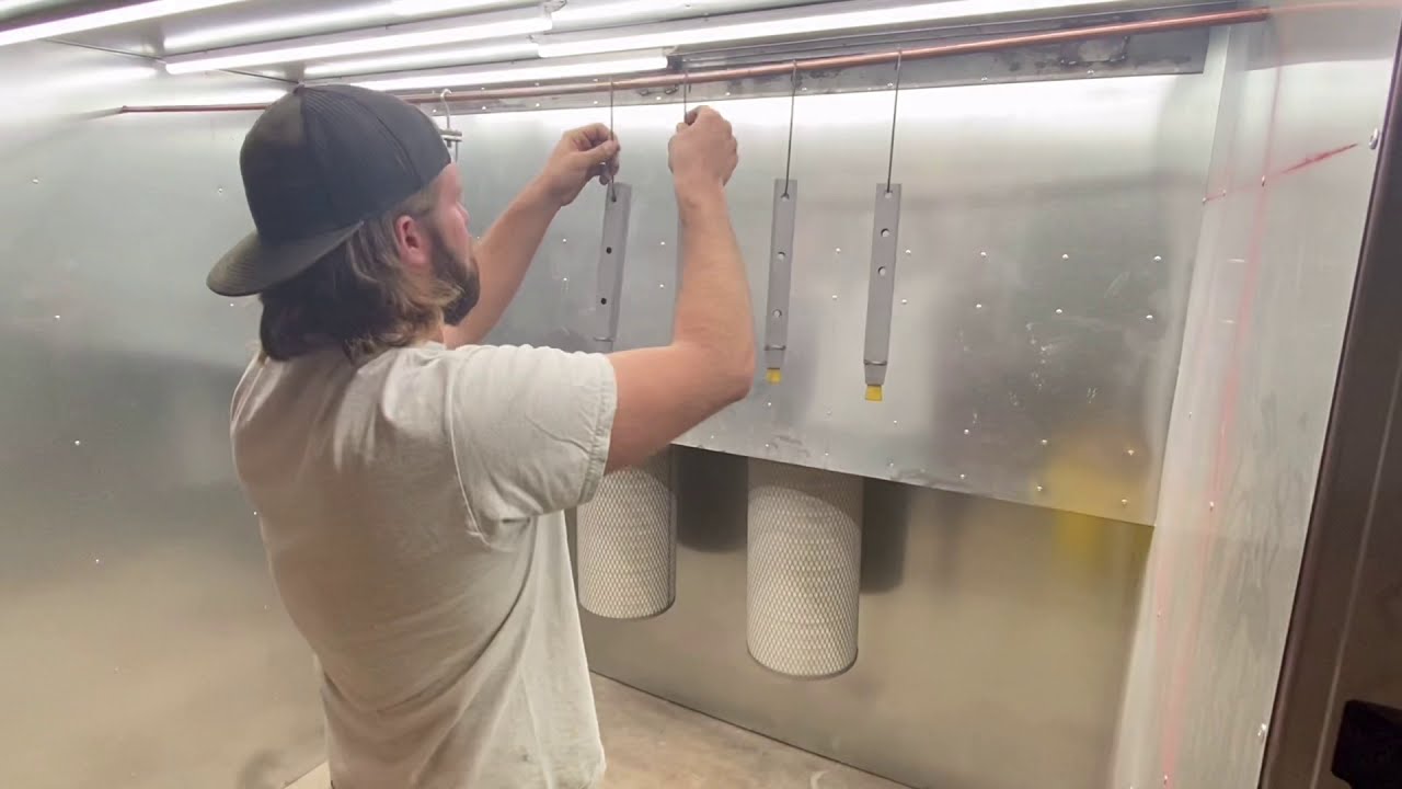 Testing Out the New Spray Booth! - YouTube