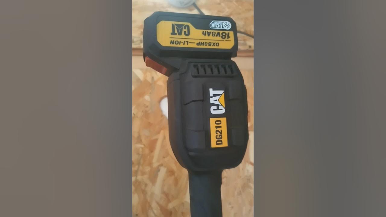 CAT DG210 аккумуляторный триммер - YouTube