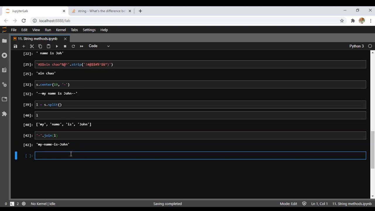 12 - Python Programming: String Methods P2 - YouTube