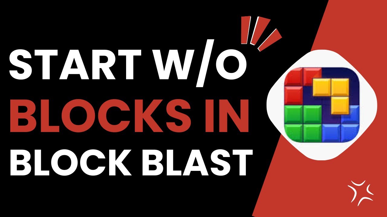 How To Start Without Blocks In Block Blast - YouTube