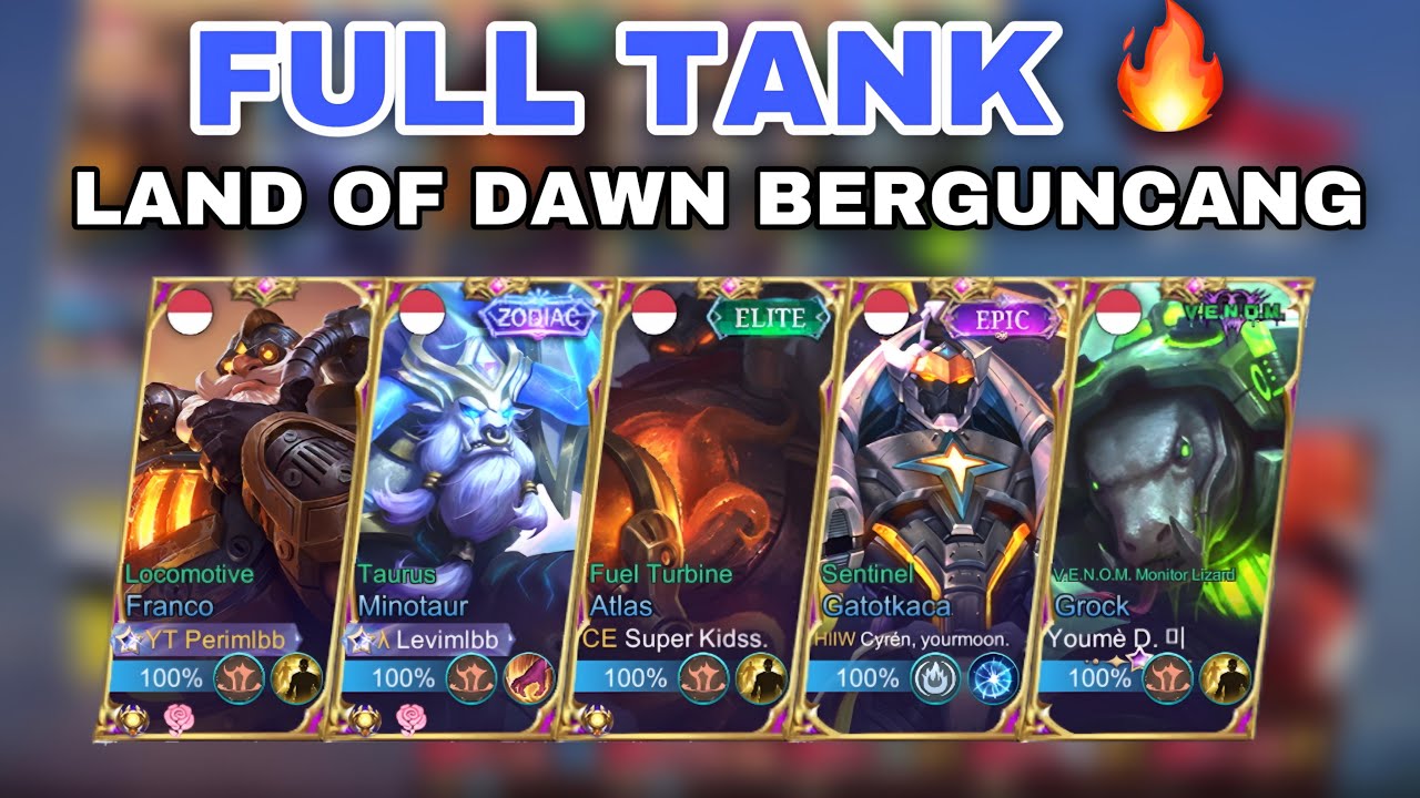 FULL TANK SERU PARAH🔥 GAMEPLAY TERKOCAK SEASON INI!! - YouTube