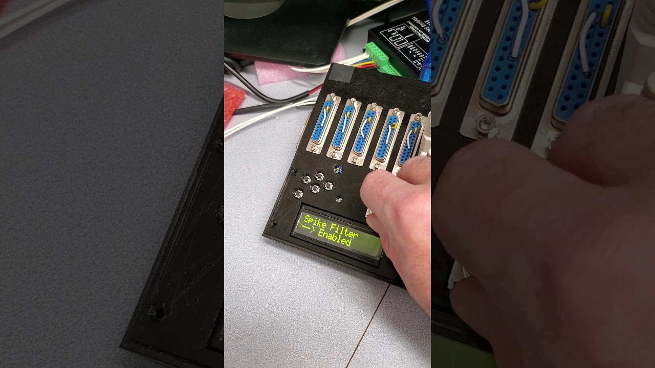 Spike filter demo on AMC-AASD15A - YouTube