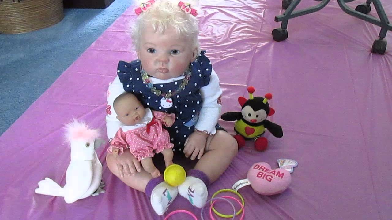 Reborn Toddler Elizabeth, my doggie, Andy & George, my Amazon Parrot ...