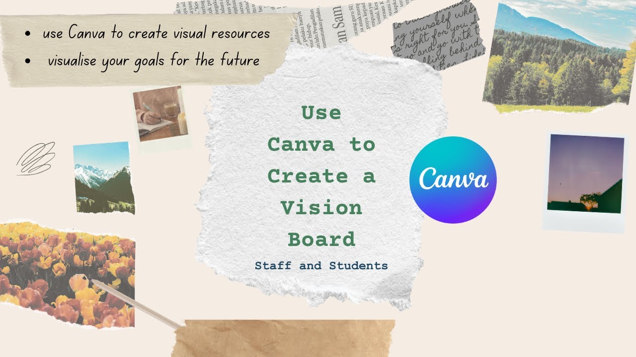 Create a Vision Board Using Canva - YouTube