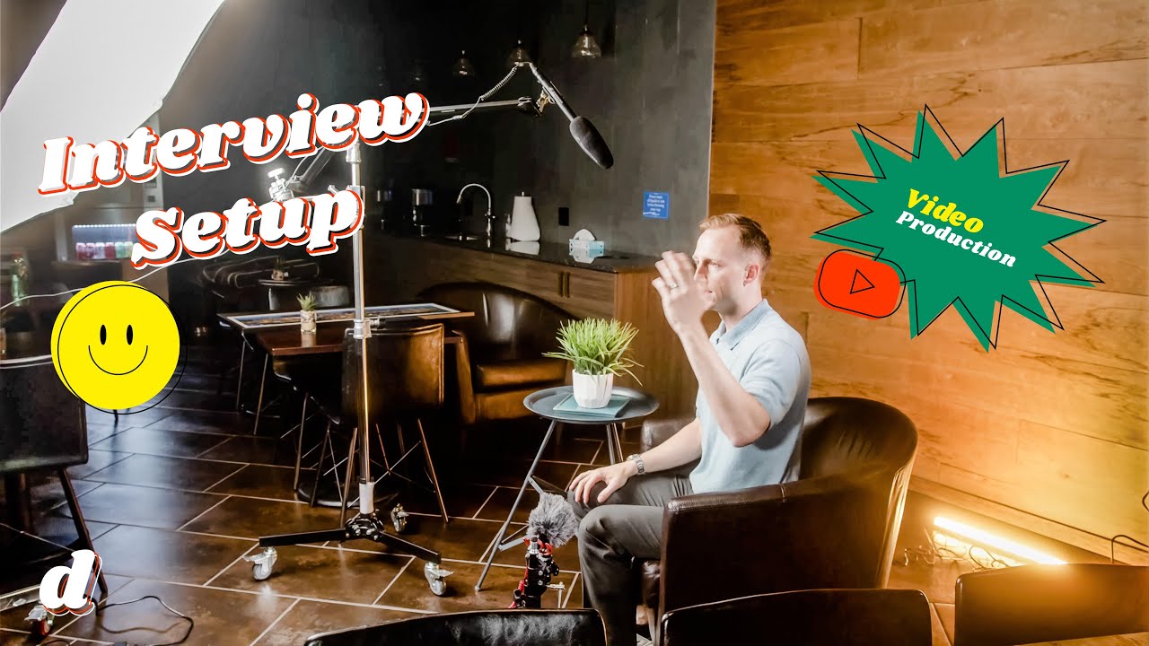 How to setup a 2 camera interview start to finish! - YouTube