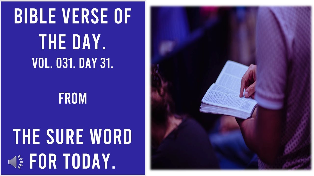 The Bible Verse of the day| Volume 031 | Day 31. - YouTube