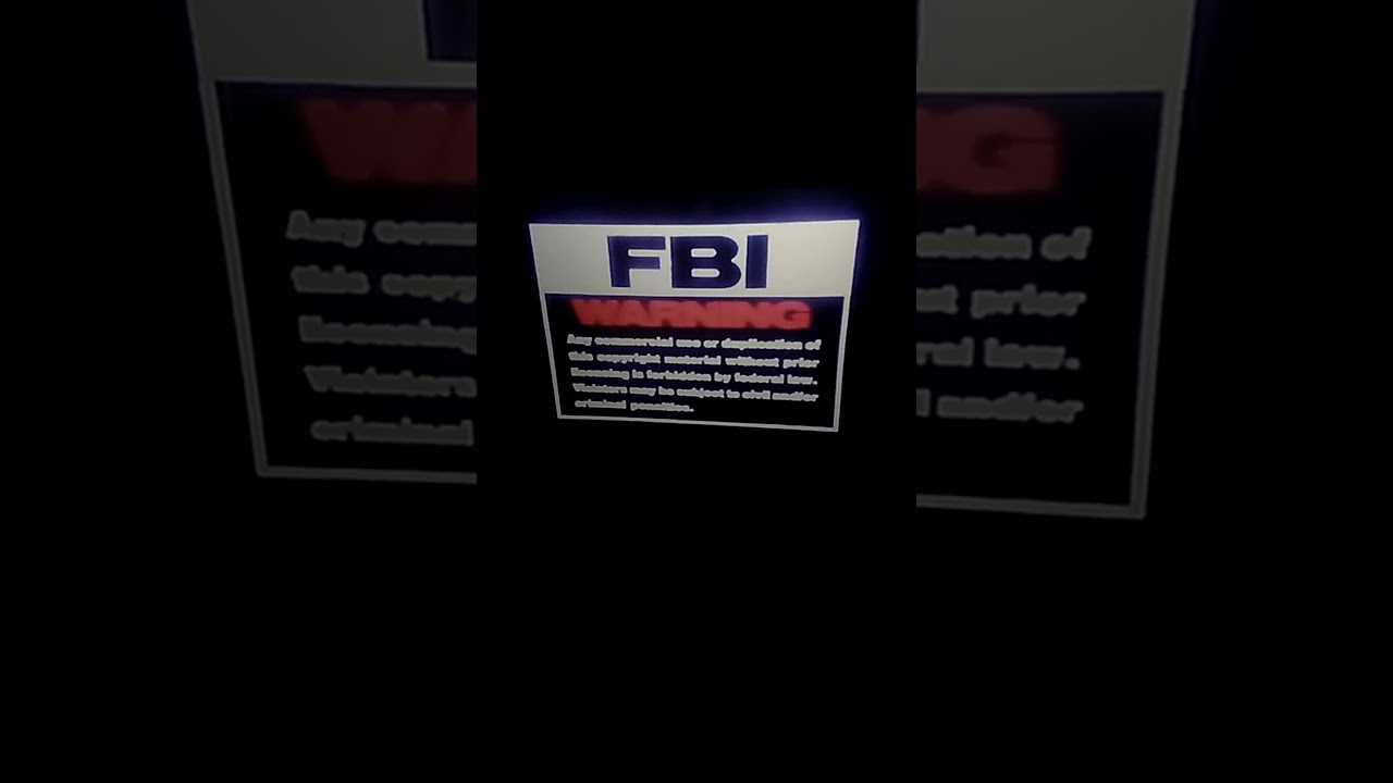 FBI Warning Screen Family Home Entertainment (1982-1990) - YouTube