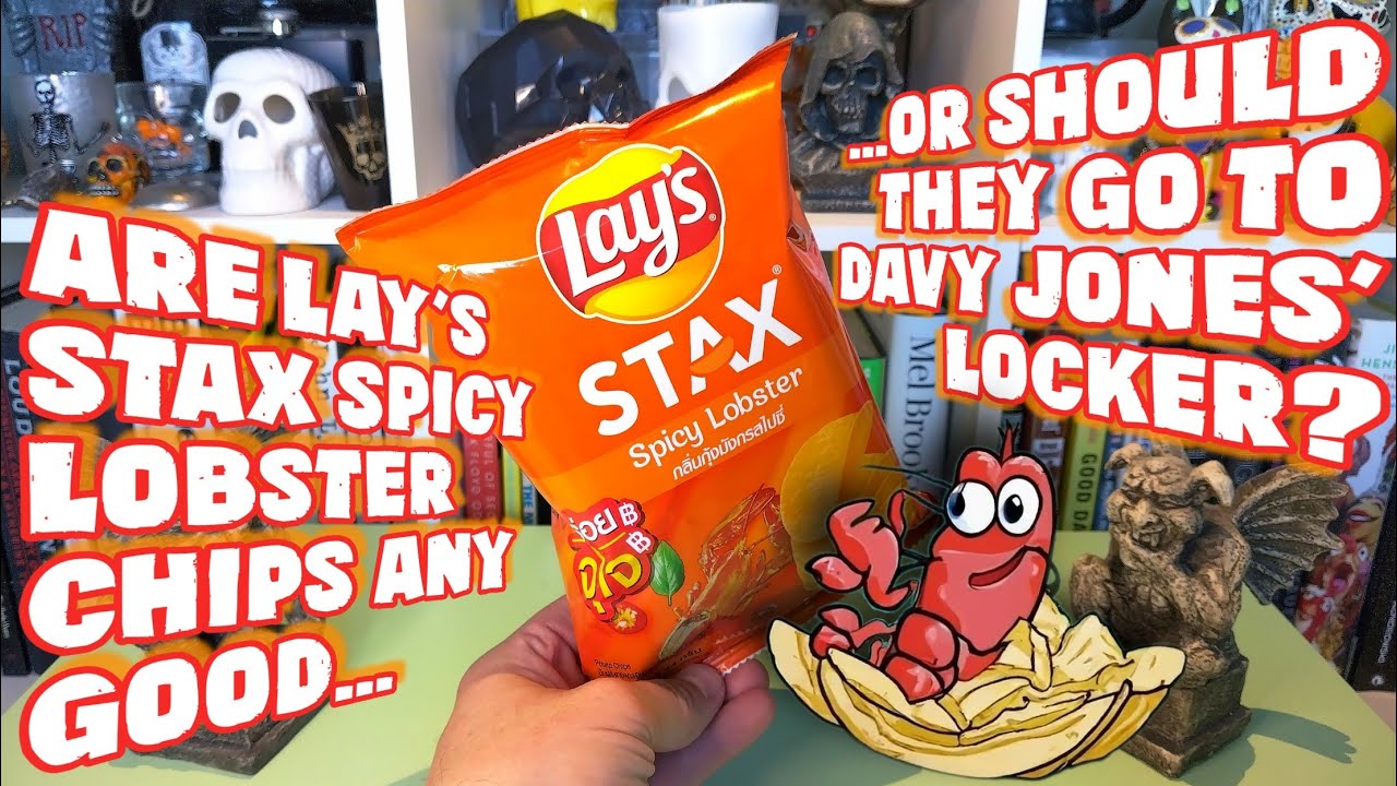 Is It Any Good? | Lay's Stax Thai Spicy Lobster Chips Review - YouTube