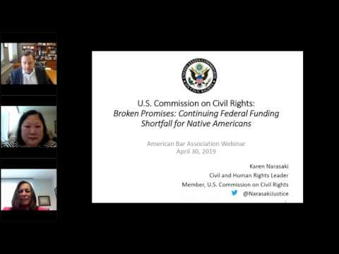The U S Commission on Civil Rights Report: 'Broken Promises" Native ...