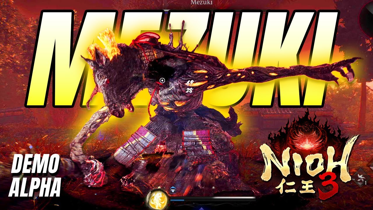 Nioh 3: Beating Mezuki Formidable Foe with Ninjutsu Martial Art (PS5 ...