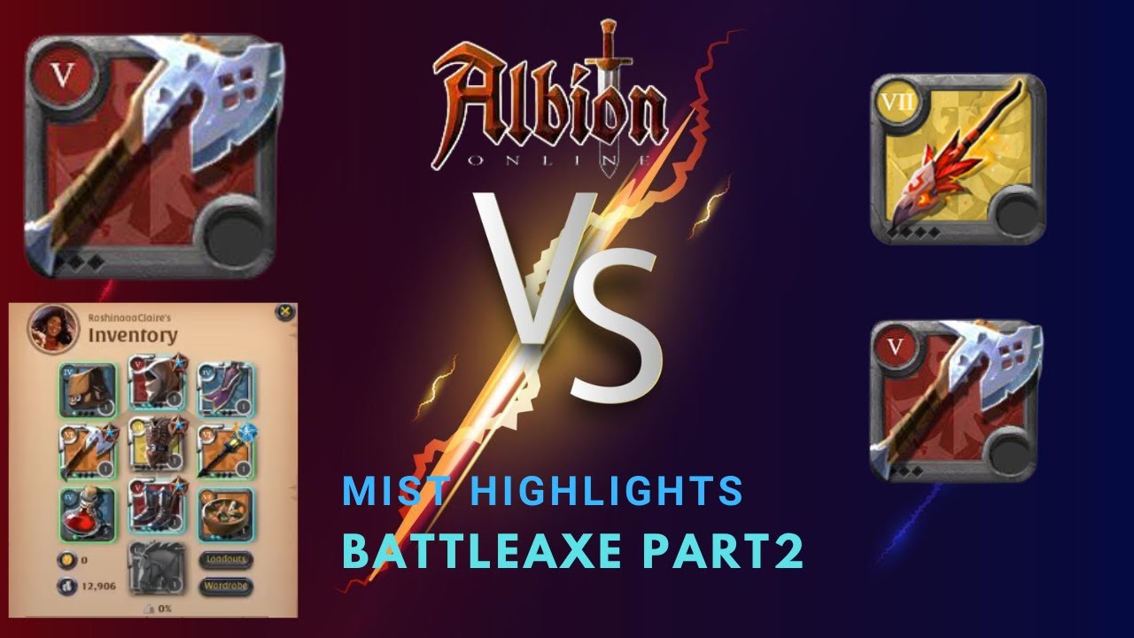 Albion Online - Mist - Battle Axe Gameplay - Part 2 - Do or Die - YouTube