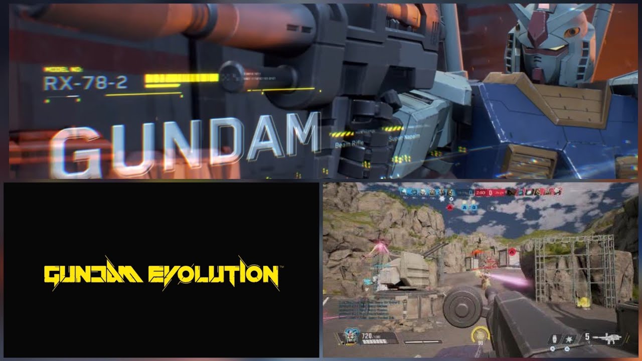 A First Person Gundam shooting Game? Gundam Evolution Gameplay - YouTube