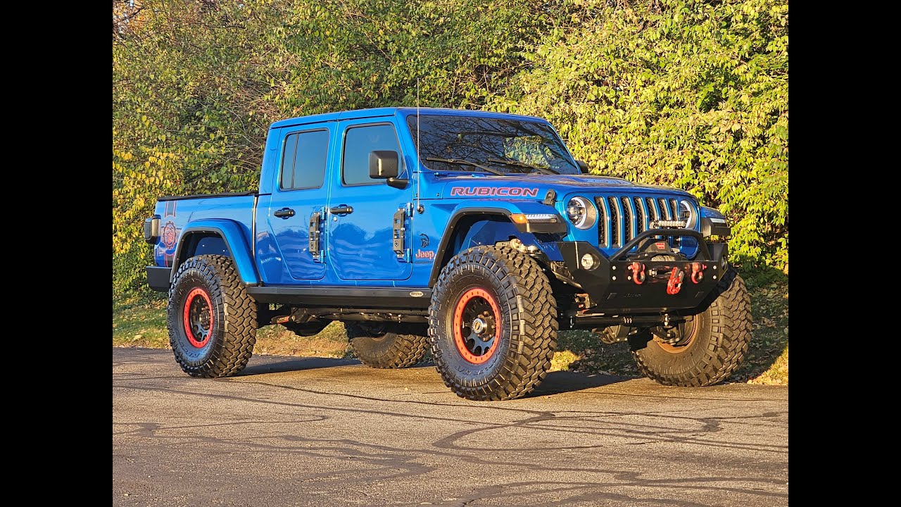 2021 AMW 707 Jeep Gladiator on 40s with 60/80 axles - YouTube