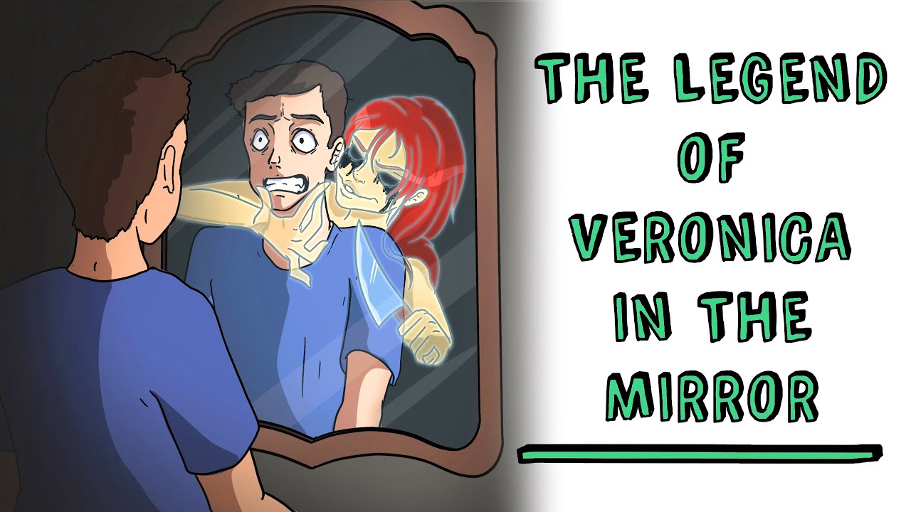 The legend of Veronica, the ghost in the mirror 😨 Horror Stories Draw ...