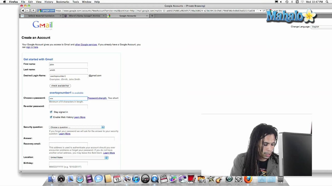 How to Set up a Gmail Account - YouTube