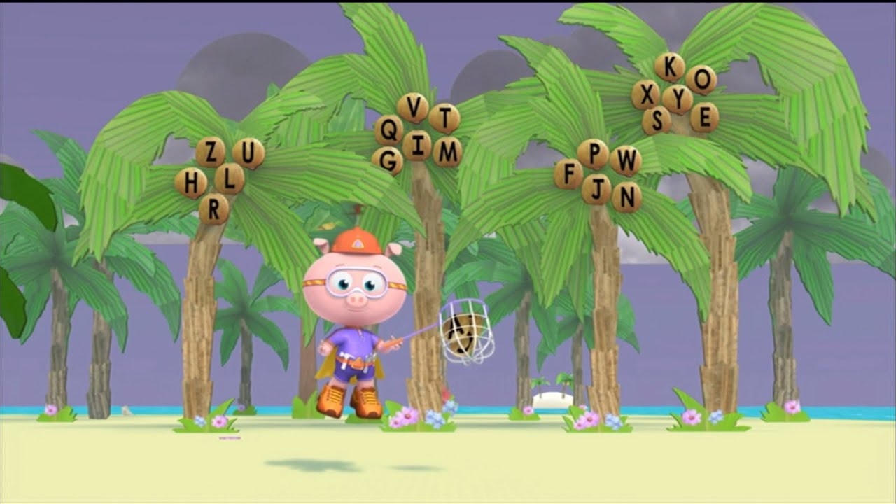 Super Why! Alpha Pig Builds a Coconut House PAL - YouTube