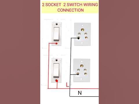 2 Switch 2 Socket Connection|2 Socket 2Switch Connection|Electric board ...