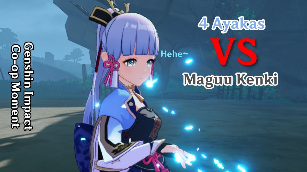 4 Ayakas VS Maguu Kenki - Genshin Impact - Co-op Moment - YouTube