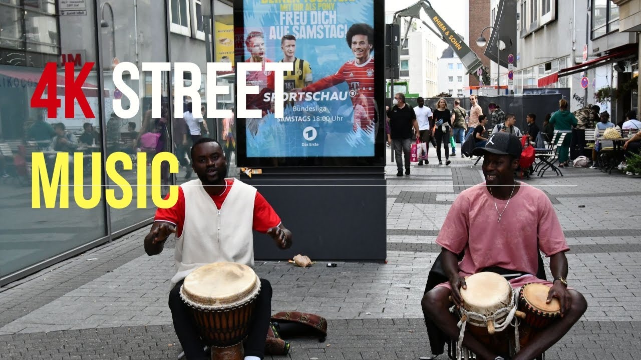 [4K] African street music | Amazing doumbek performance - YouTube