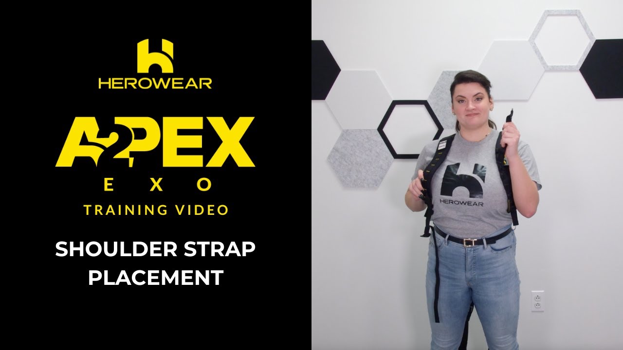 HeroWear Apex 2 Training Shoulder Strap Placement - YouTube