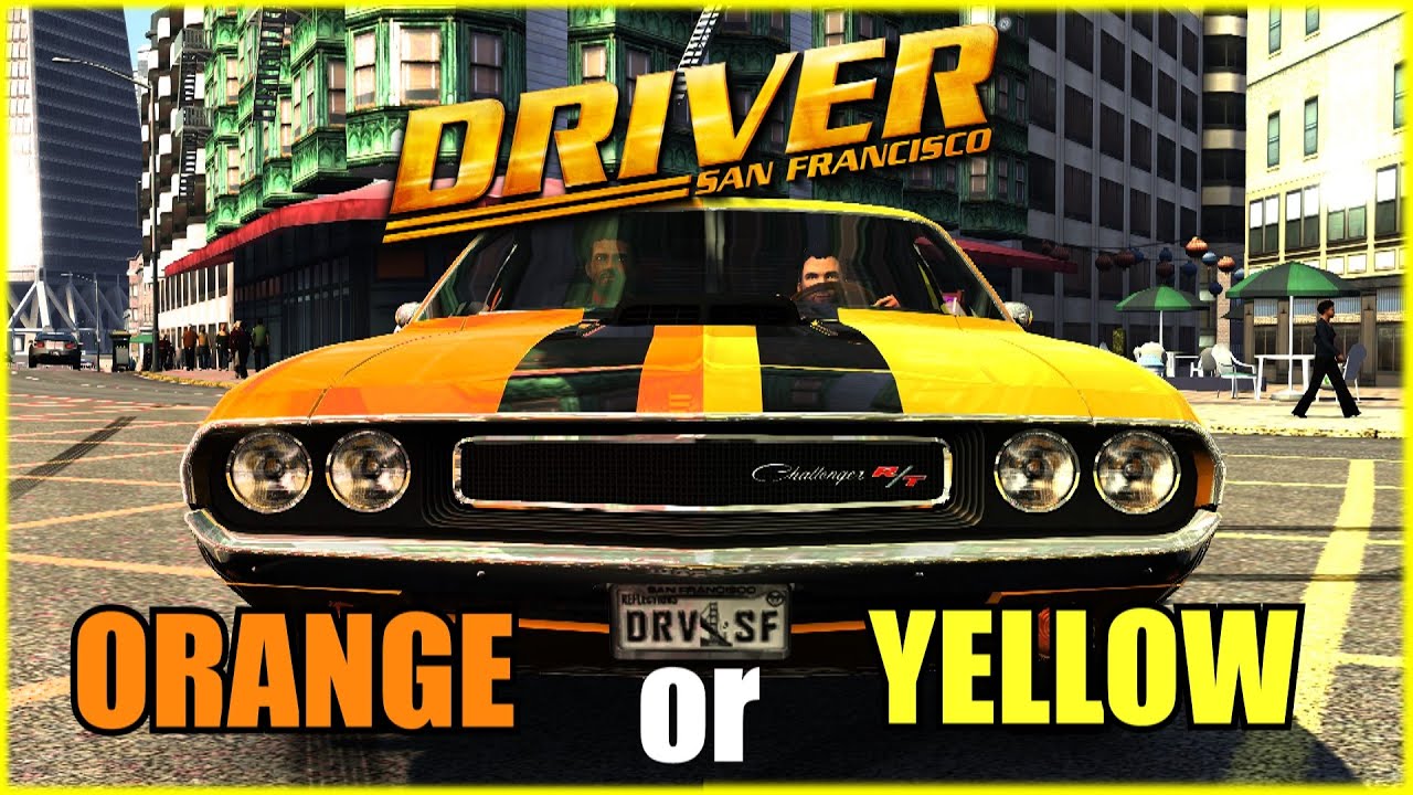 Is Tanner's Dodge Challenger Orange or Yellow?- Driver San Francisco ...