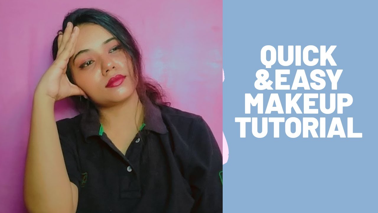 Quick and easy makeup tutorial 💁 #khushbujha#1kmission#makeup - YouTube
