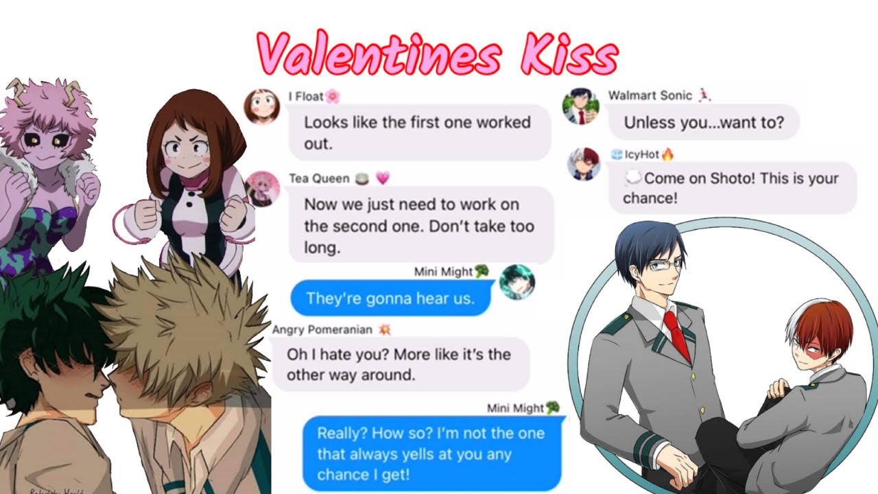 Valentine Mischief👀😘 Valentines Day Special Pt. 2/2 | MHA Texts - YouTube