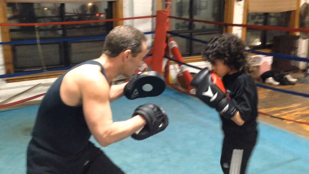 Nassim Young Dragon 1st Boxing Lesson with Steve D @ Cappiello Boxing ...