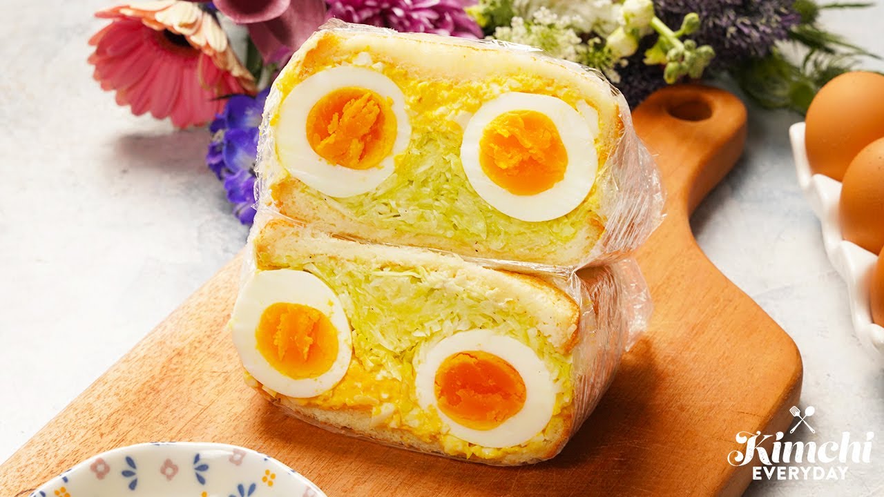 EASY JAPANESE EGG SANDWICH (Tamago Sando) Recipe | H MART KIMCHI ...
