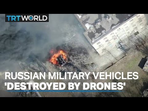 Russian targets hit by Ukrainian drones: AZOV Mariupol reports