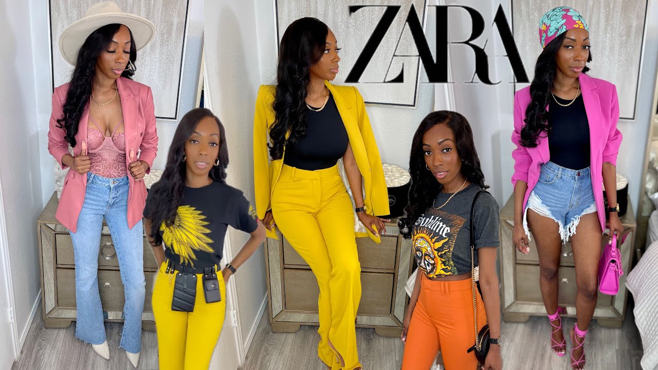 *NEW IN* COLORFUL ZARA SPRING TRY ON/STYLING HAUL | How to add color to ...