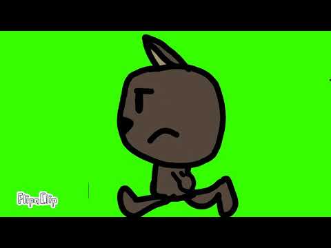 Kuro Walking Green screen