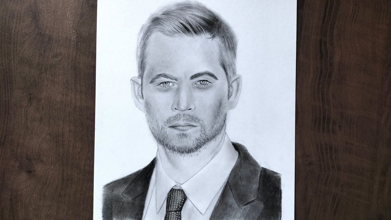 Paul Walker Sketch | Paul Walker drawing by Ajay Arts | Fast & Furious ...