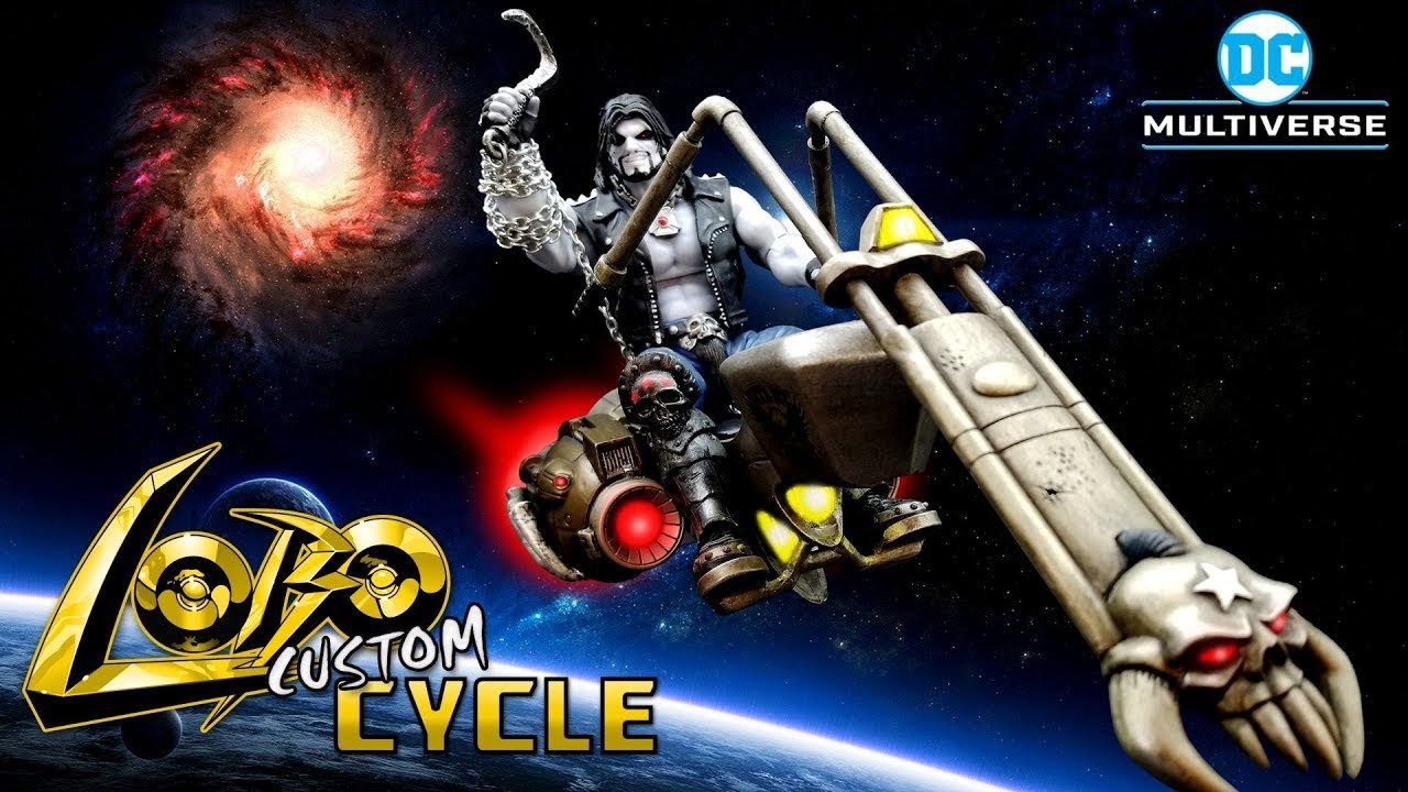 DC Multiverse Lobo's Space Cycle - Custom Build Showcase - DC Direct - Mattel - YouTube