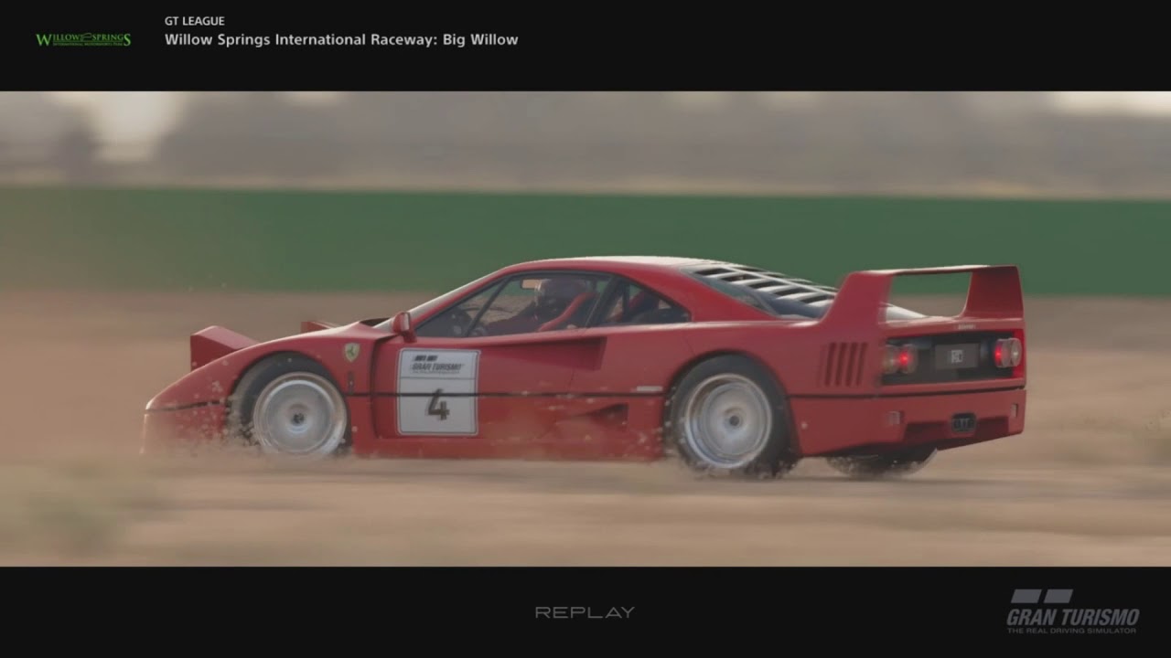 Gran Turismo - The F40 Rally Car - YouTube