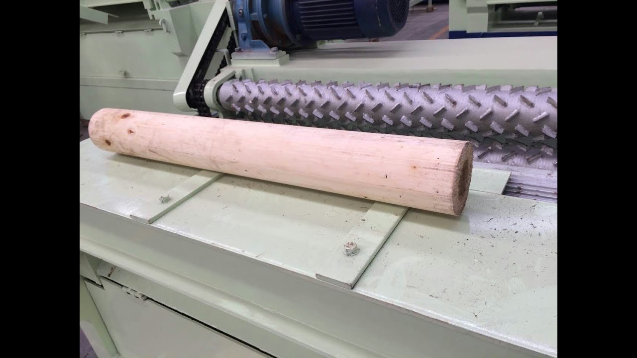 SENMAO/ Log debarker lathe, Wood debarker, log debarker machine - YouTube
