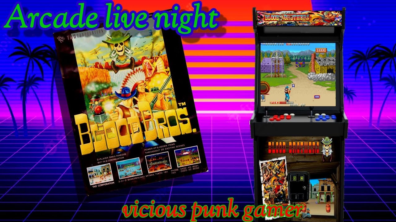 Blood brothers Arcade mame game play completo. - YouTube