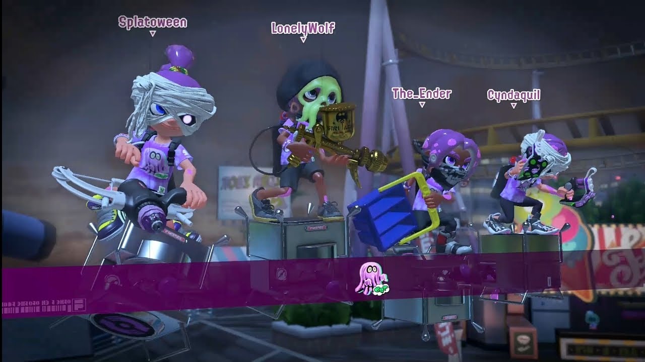 Splatoon 3 Splatfest Team Ghost Turf War Battle (Pro) Gameplay 01 ...