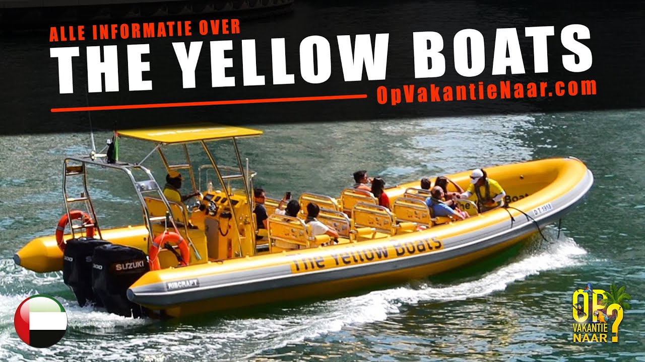 The Yellow Boats - Dubai 2019 - 4K - YouTube