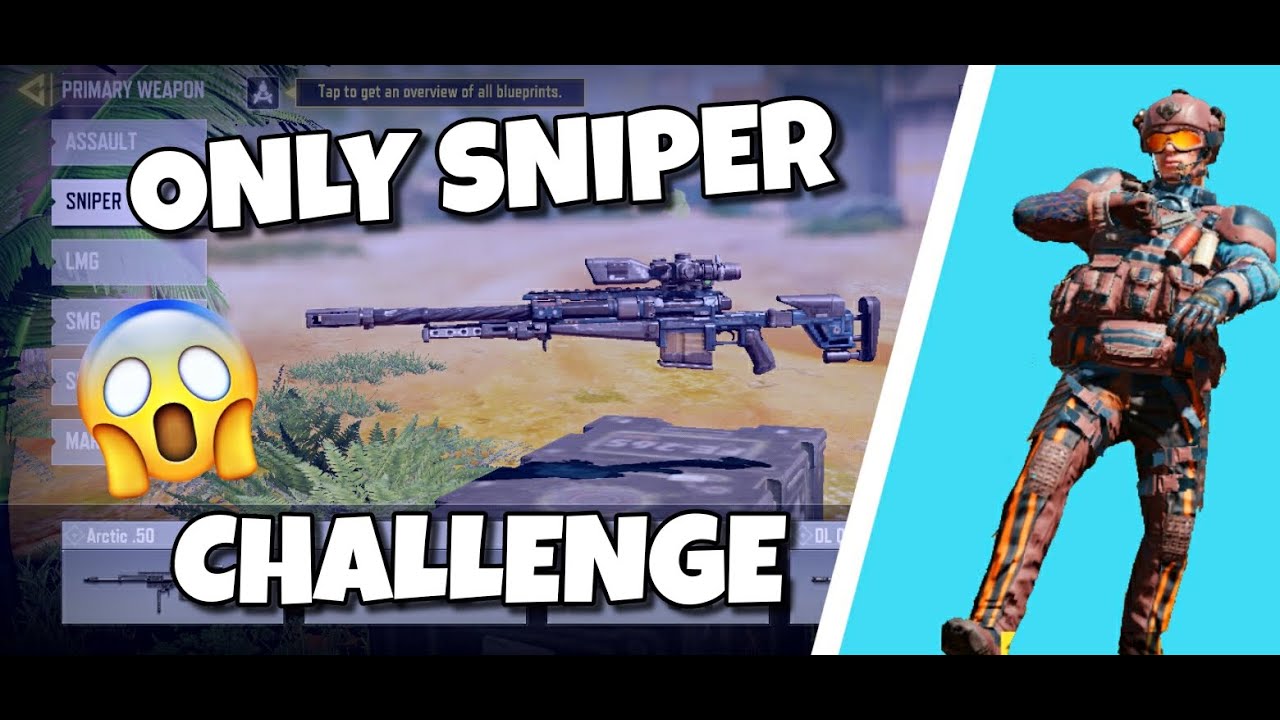 COD MOBILE SNIPER ONLY CHALLENGE! - YouTube