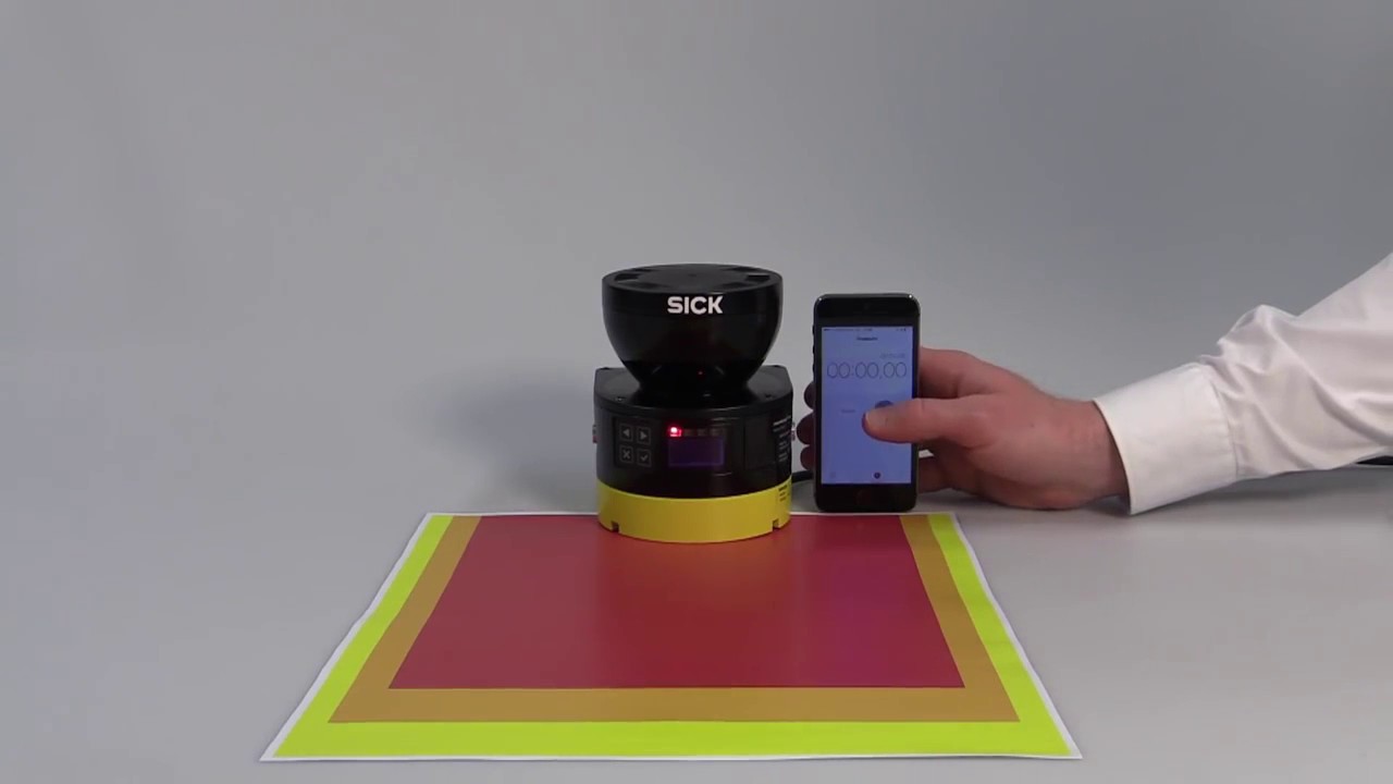 SICK | microScan3 安全區域雷射掃描器 | 實驗短片 看見能耐 - YouTube