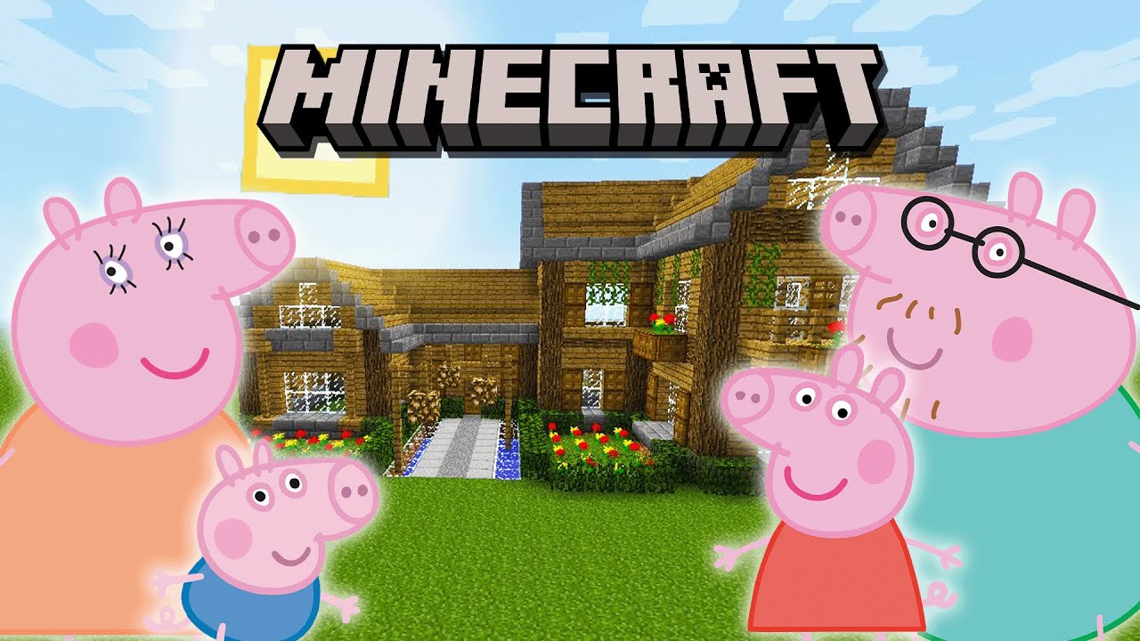 Peppa Pig Family Play Minecraft 274 - YouTube