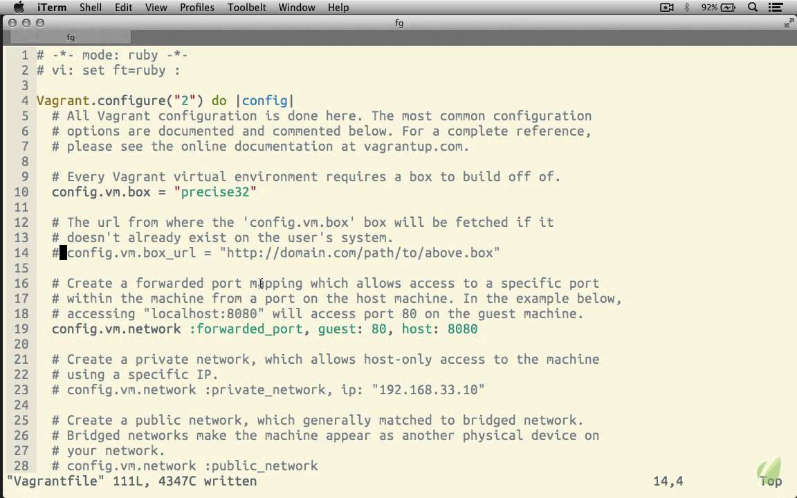 06 The Vagrantfile - YouTube