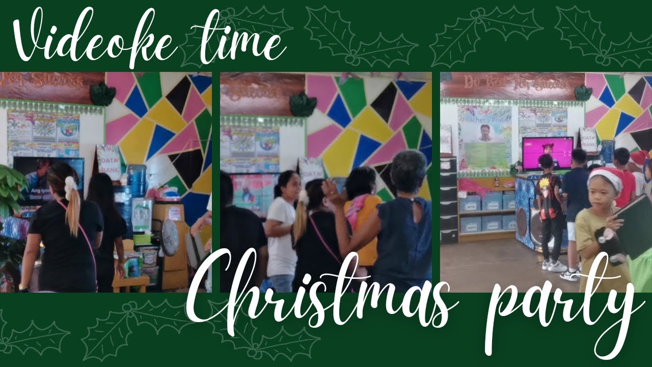 CHRISTMAS PARTY VIDEOKE TIME - YouTube